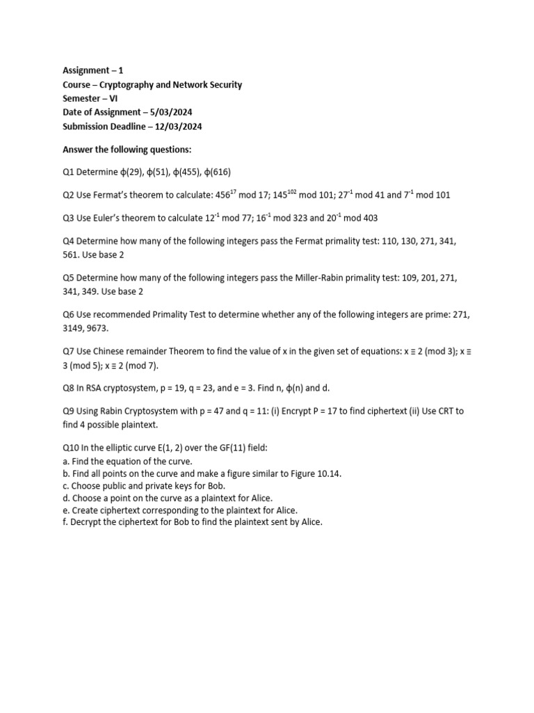 Cns Assignment 1 1 Pdf 