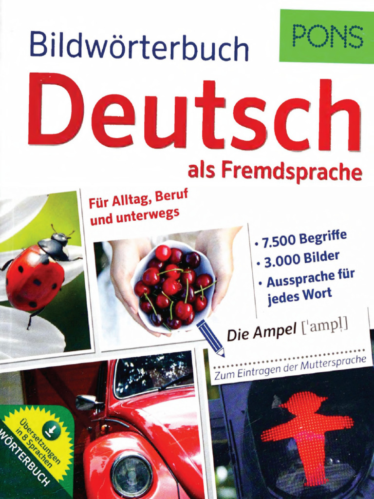 PONS Bildwörterbuch Deutsch Als Fremdsprache Für Alltag, Beruf Und ...