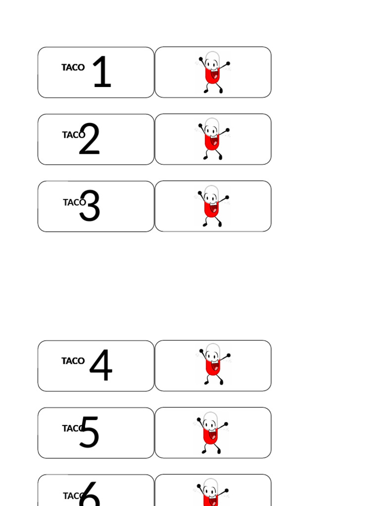 Numeros Taco 2 | PDF