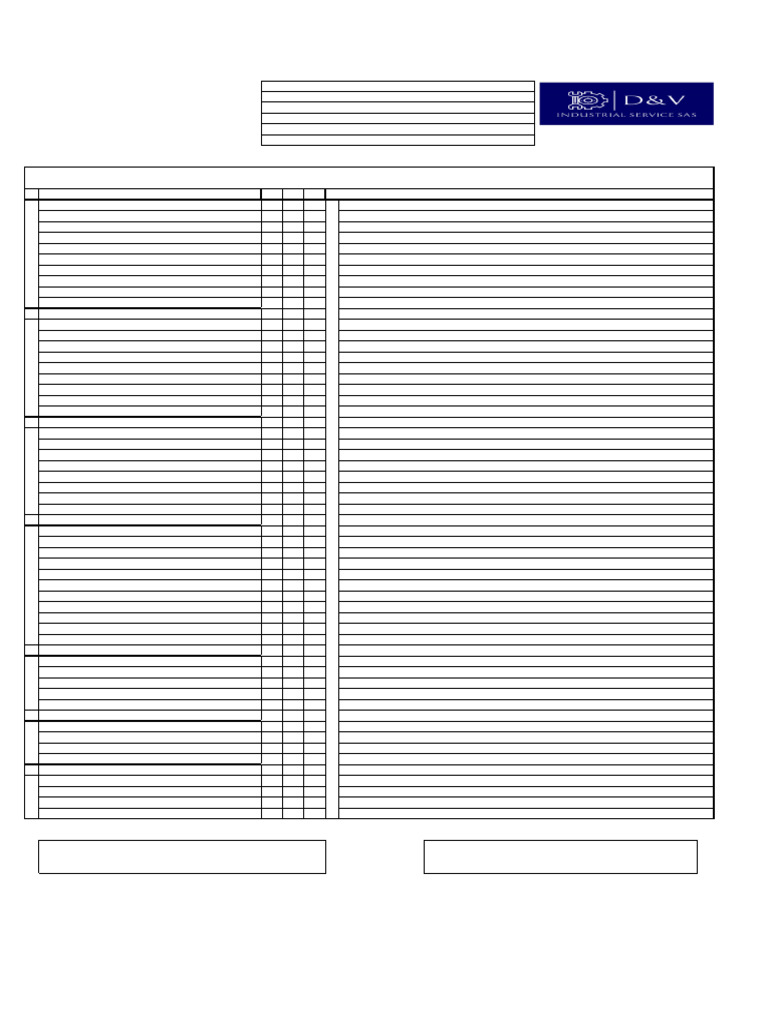Formato Mtto Montacarga | PDF