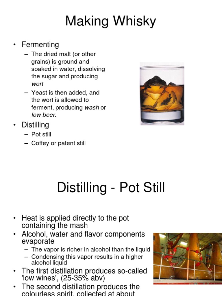 Whisky Production Process Explained | PDF | Whisky | Scotch Whisky