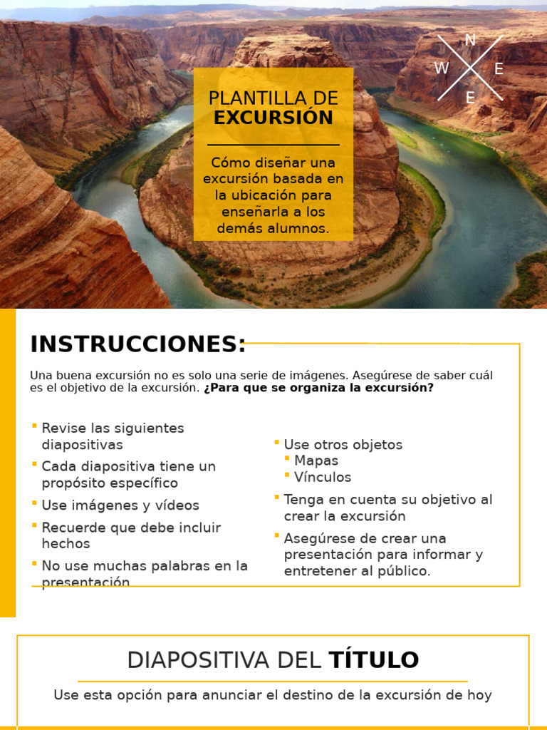 Plantilla de Excursión | PDF