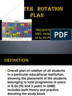 Seminar Master Rotation Clinical Rotation Plan | PDF | Nursing | Teachers