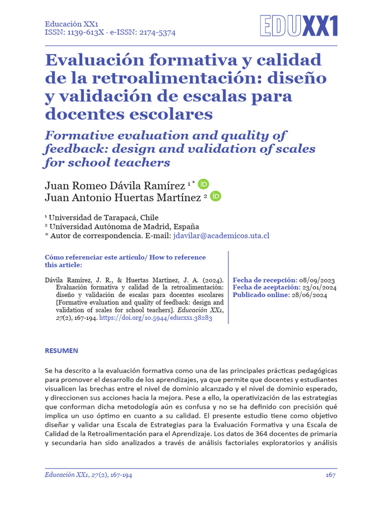 Ev formativa Juan Romeo | PDF