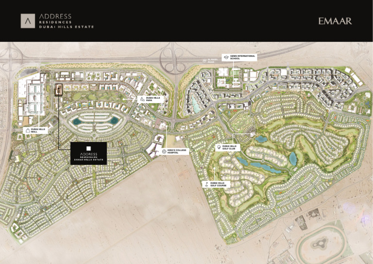 Address Residences Dhe Masterplan Map-1 | PDF
