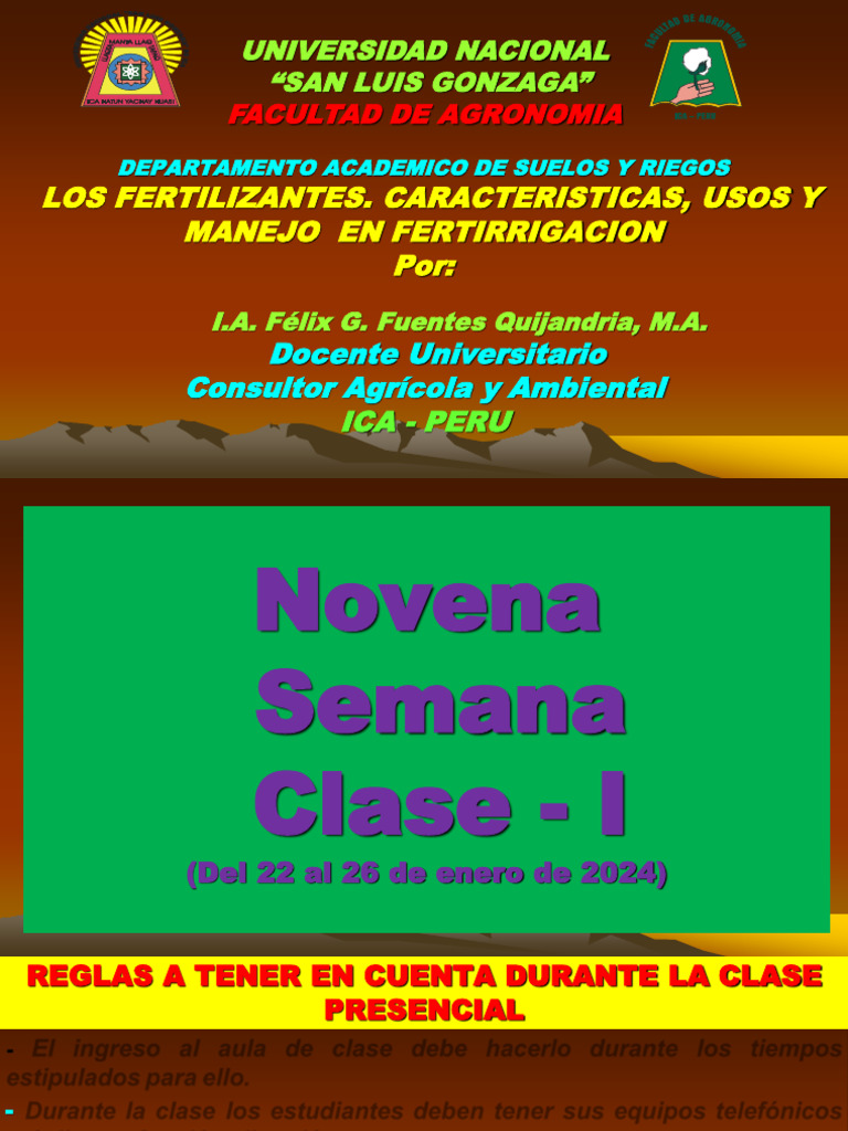 Semana 9 Ferti | PDF