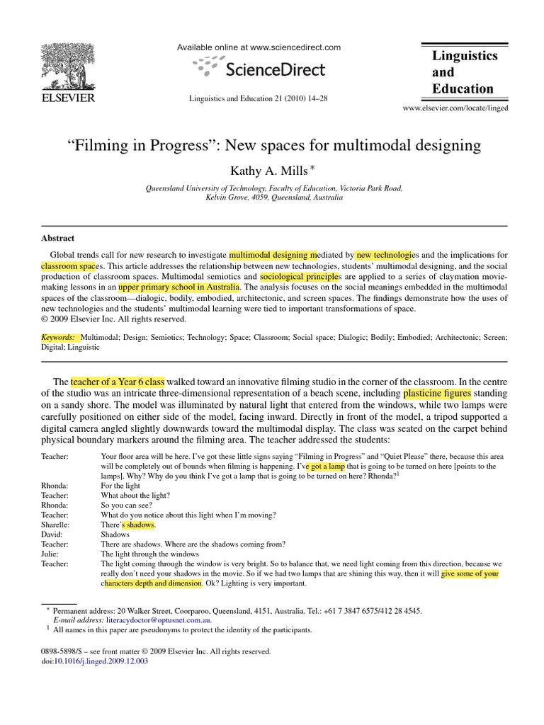 Text 8 - Filming in Progress | PDF