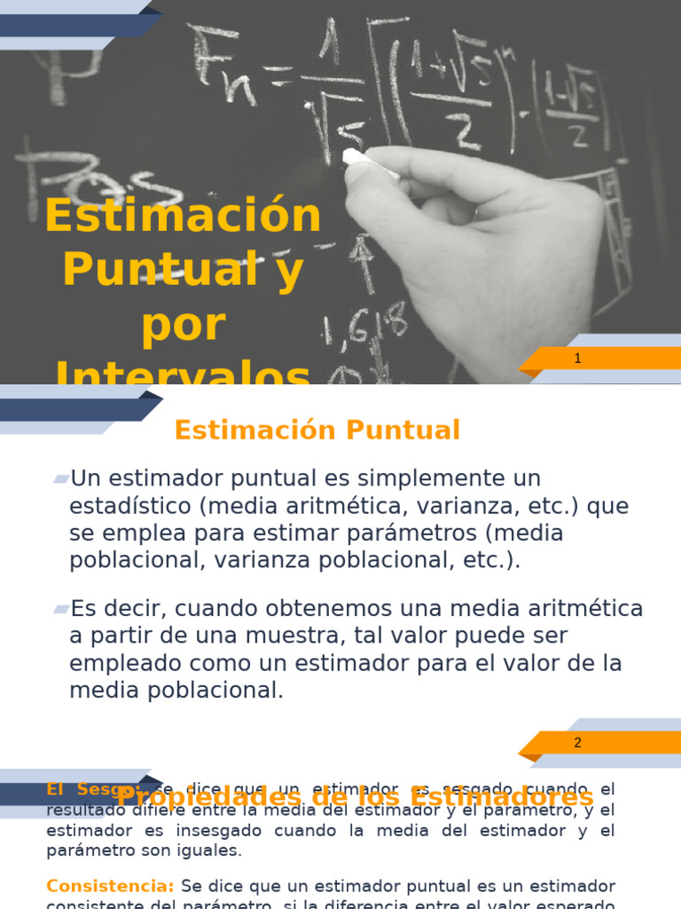 Estimación Puntual y Por Intervalos | PDF