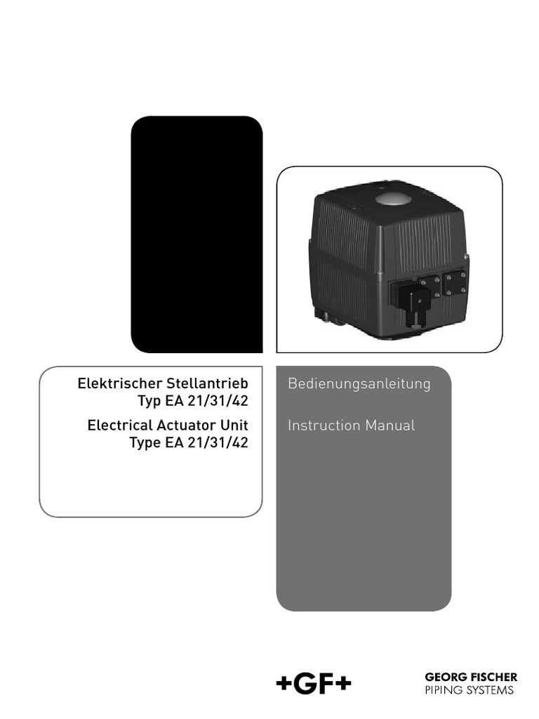 Instruction Manual - Electrical Actuator Unit Type EA 213142 | PDF