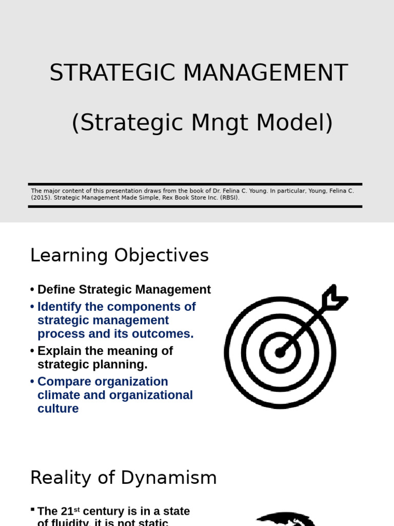 CHAPTER 1 - Strategic-Management Model | PDF