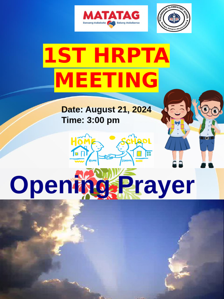 1st HRPTA MEETING Powerpoint | PDF