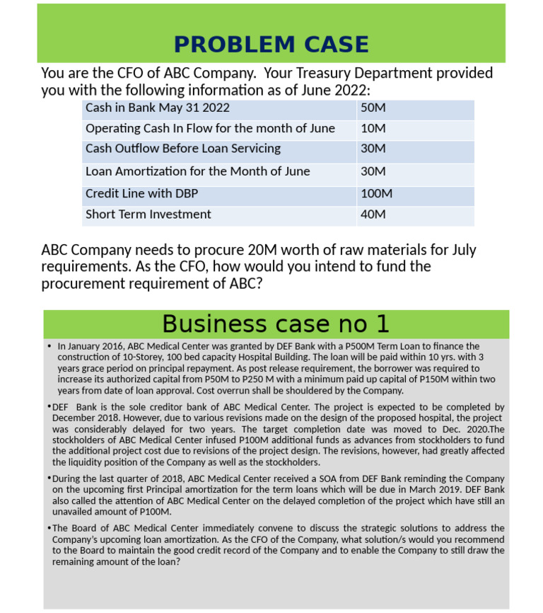 Business Case | PDF