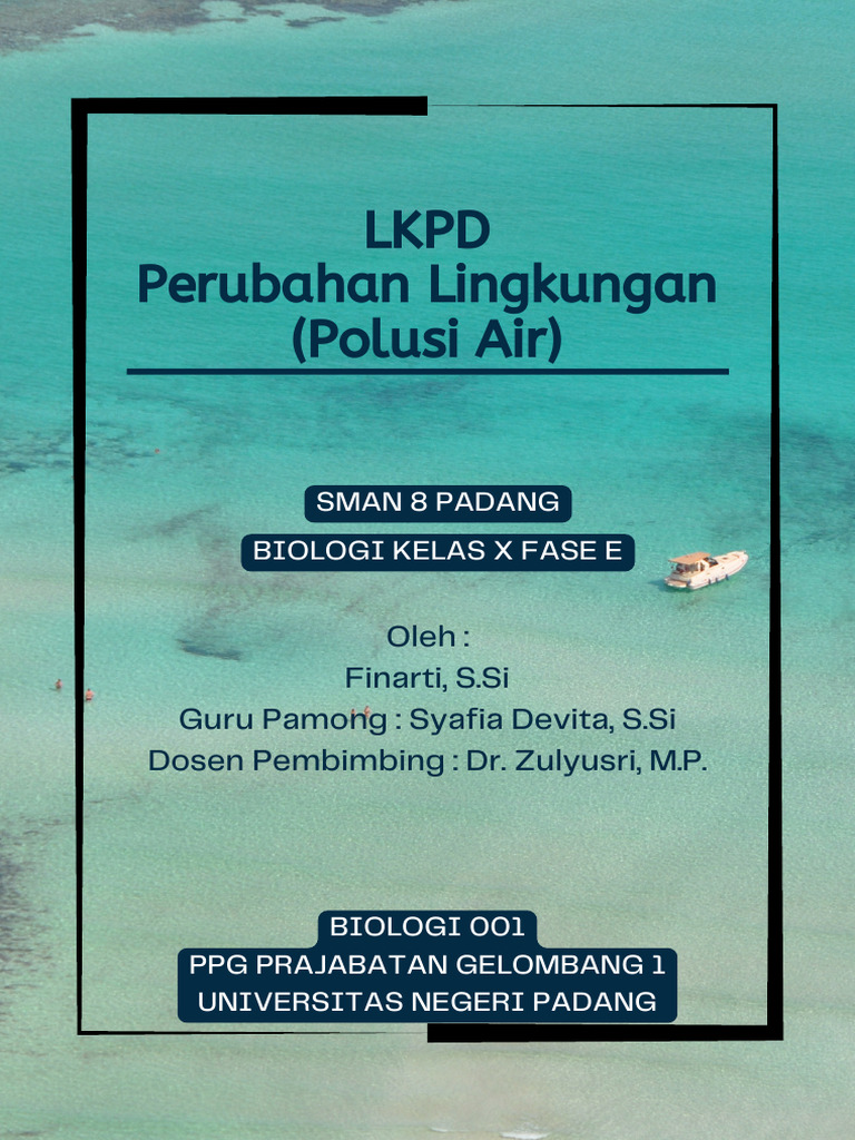 LKPD Pencemaran Air | PDF