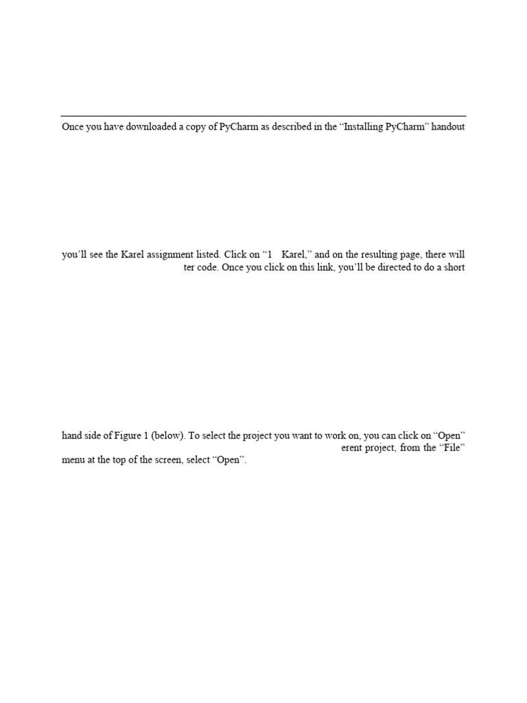 04 Using Karel With Pycharm | PDF | Zip (File Format) | Computer File