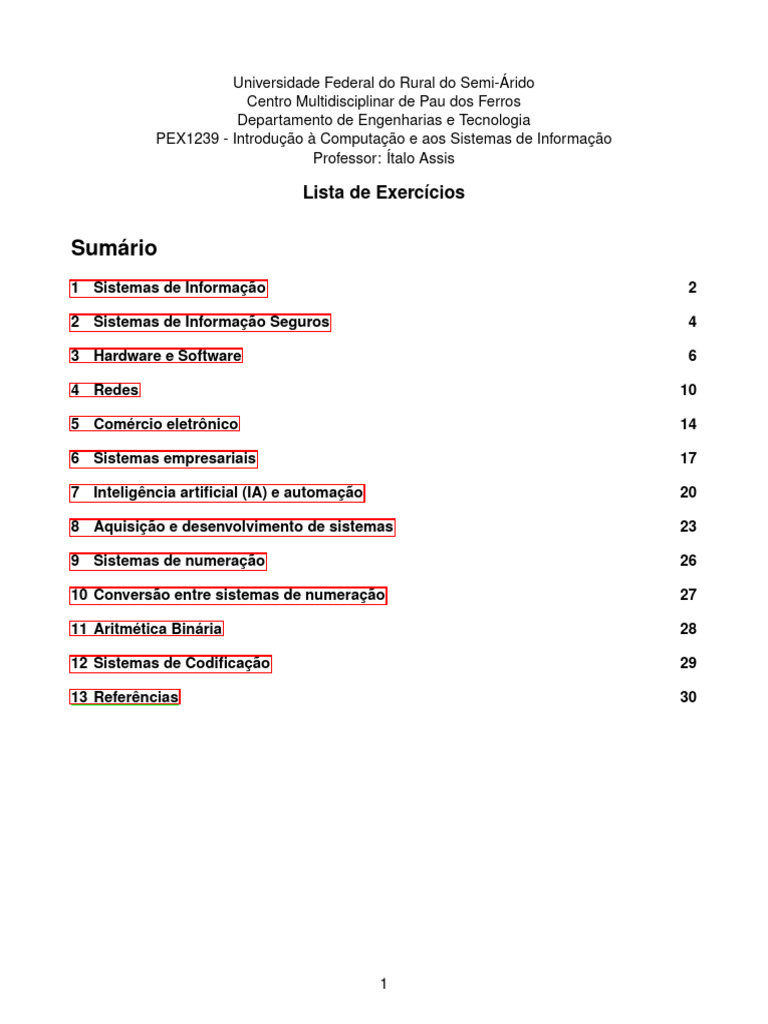 Lista | PDF