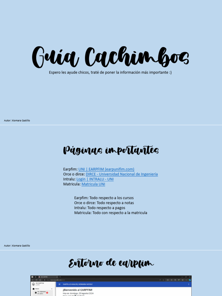 Guía de Cachimbos | PDF