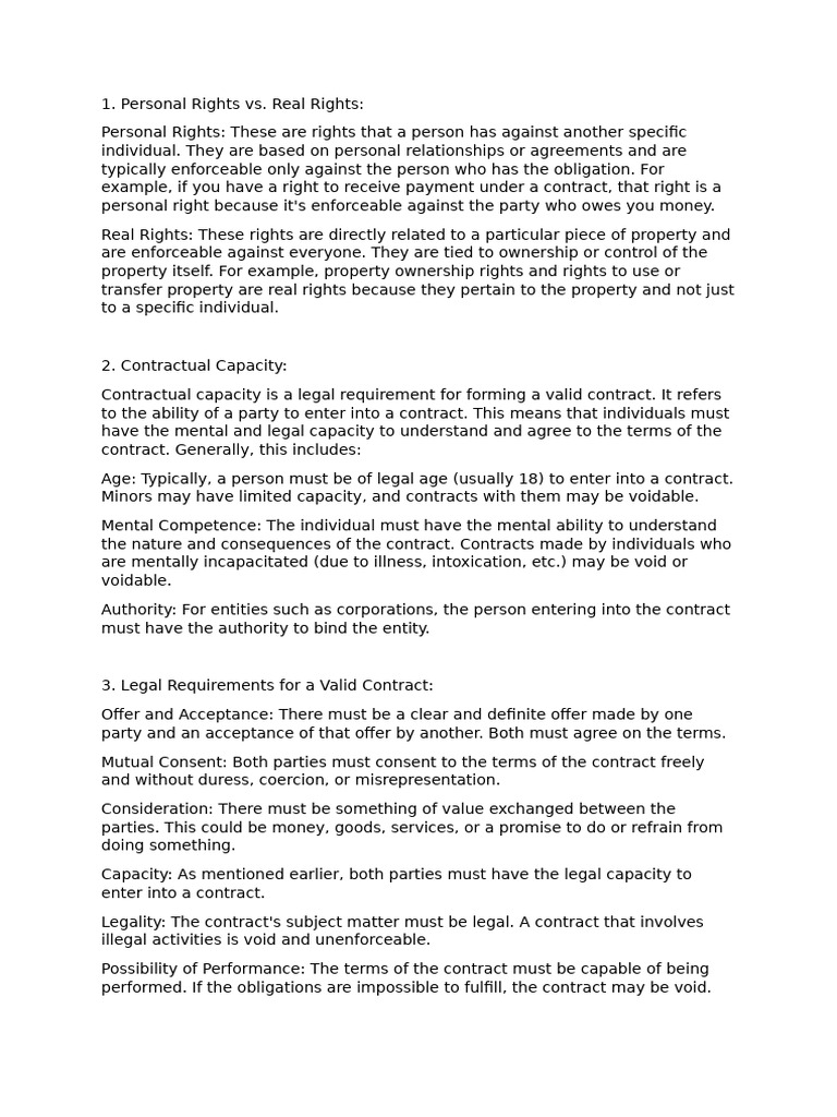 Claw Notes Lu2 | PDF | Common Law | Private Law