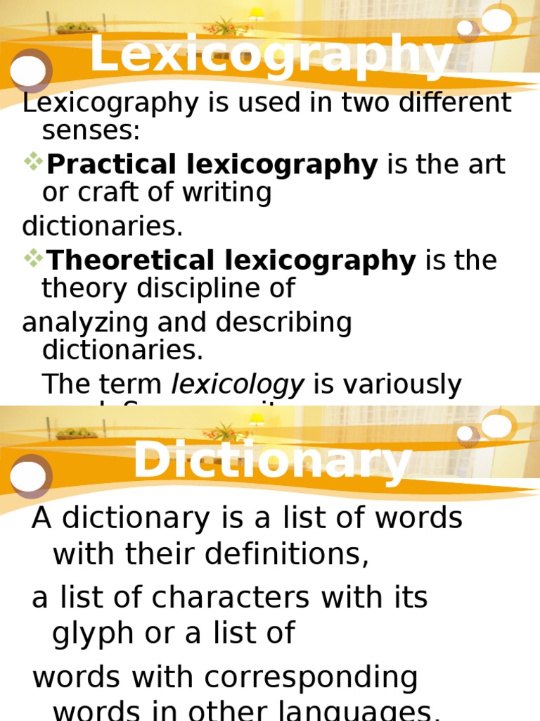 Lexicography | Dictionary | Kanji