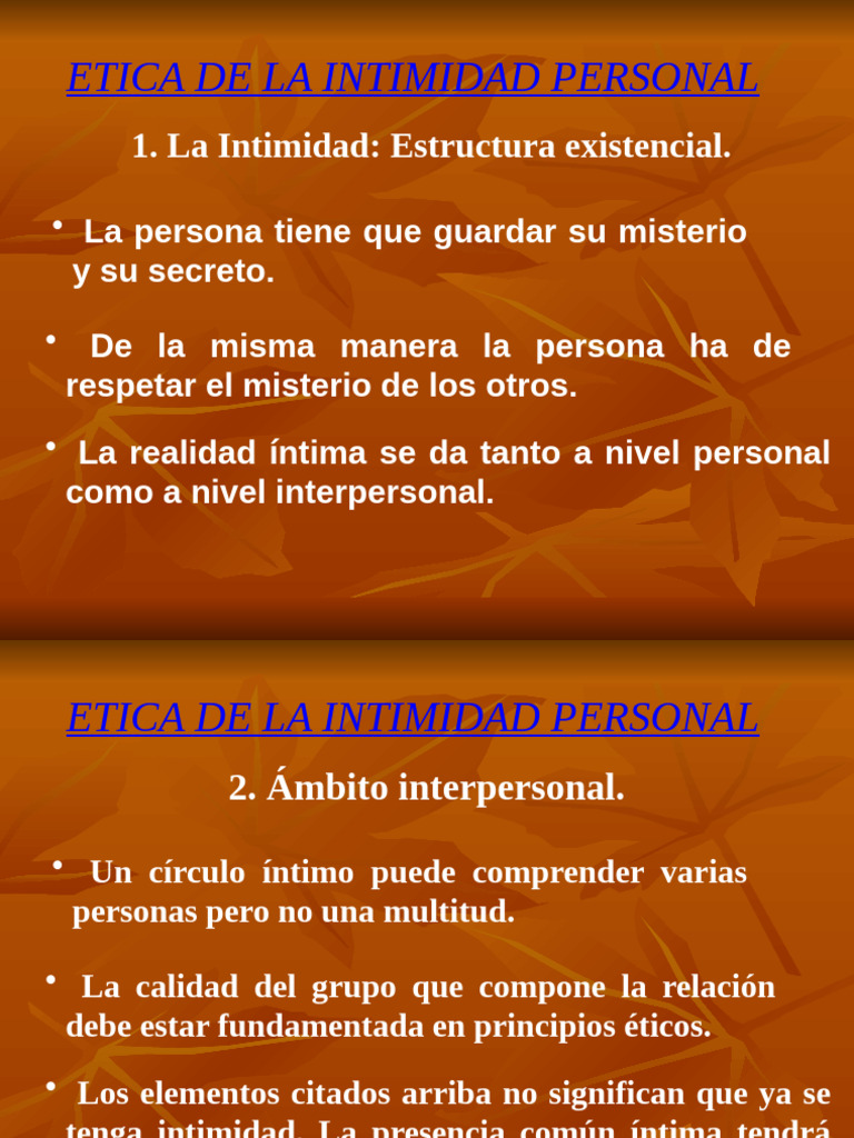 Capi 2 Intimidad | PDF