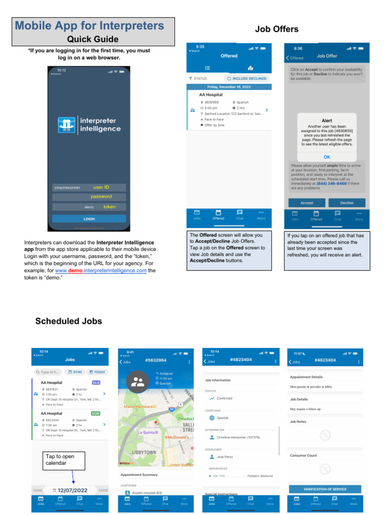 Int Mobile App Quick Guide | PDF