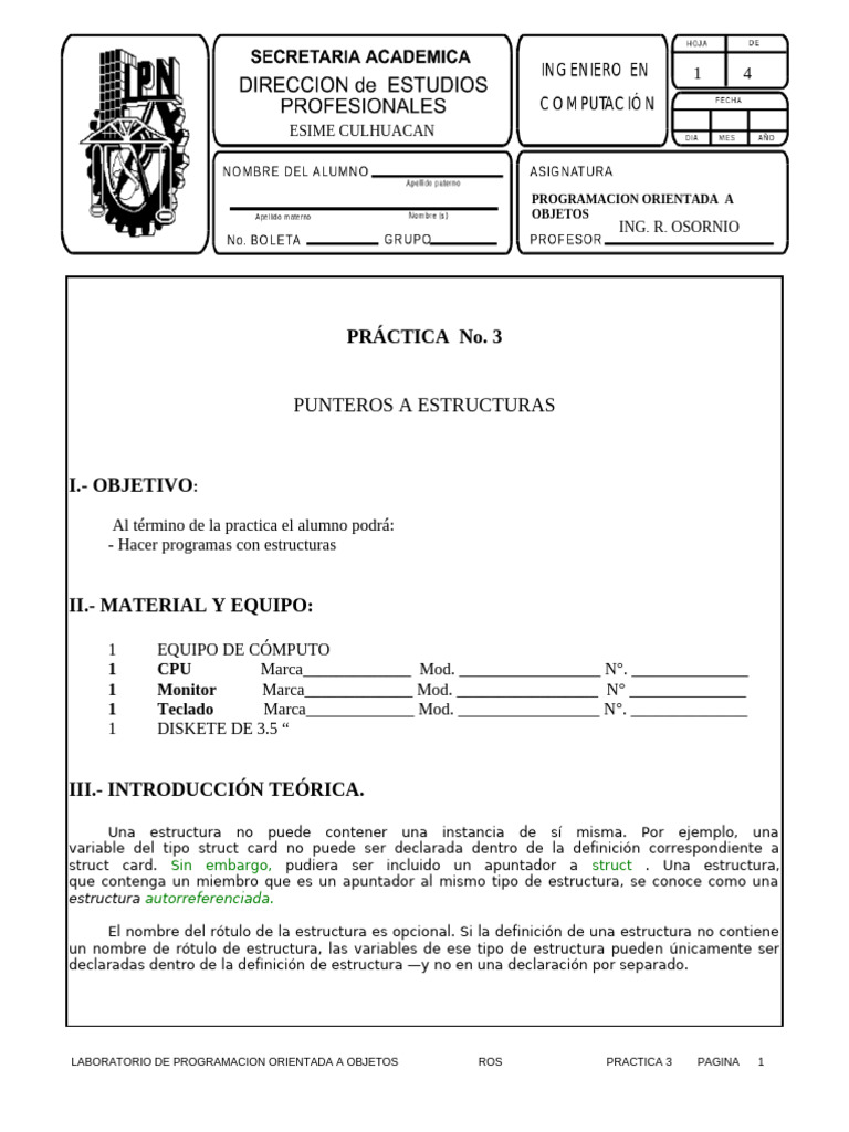 Practica 03 POO | PDF