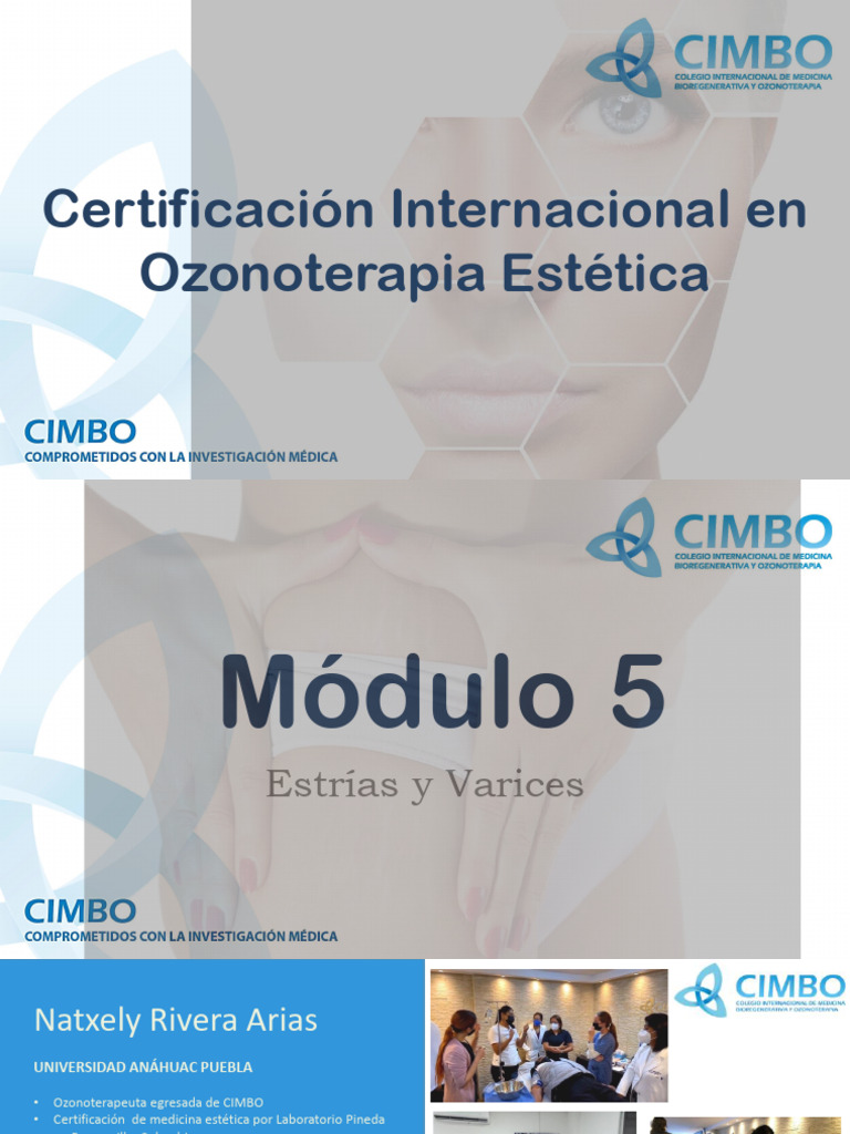 Modulo 5 Certificacion en Ozonoterapia Estetica CIMBO | PDF