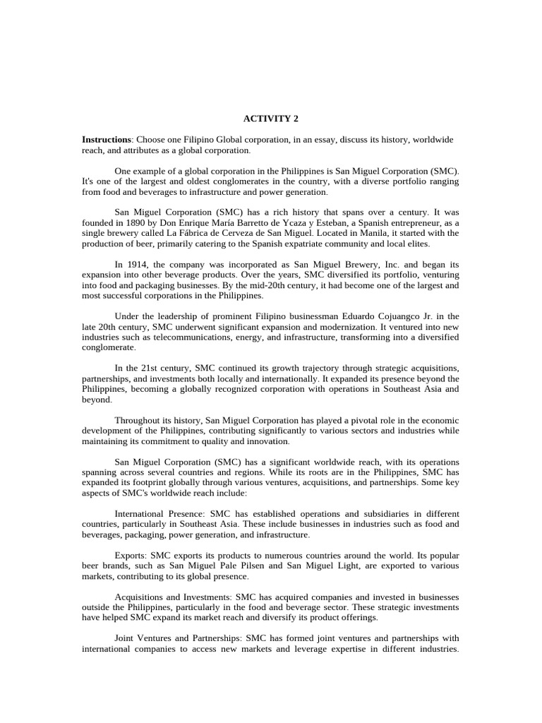 ACTIVITY-2-corporation | PDF