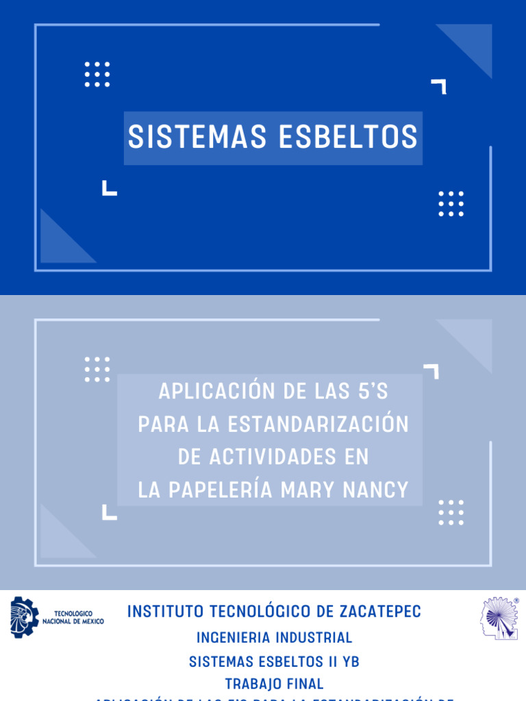PAPELERÍA MARY NANCY_ METODOLOGÍA 5S | PDF
