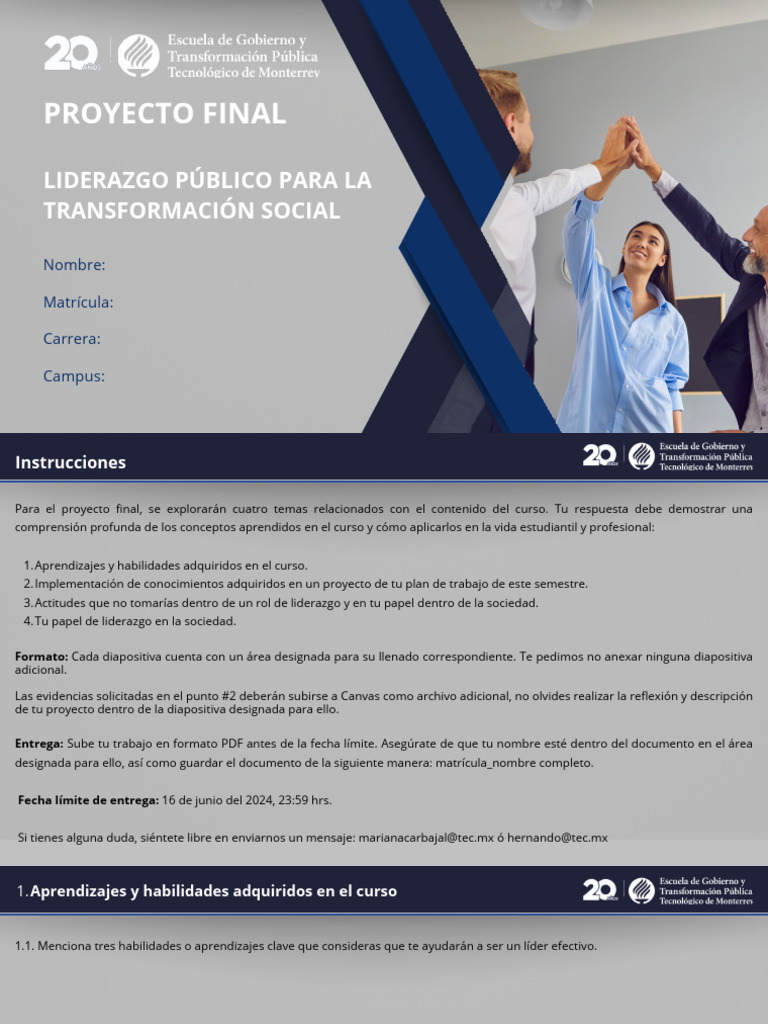 Curso Liderazgo Publico | PDF