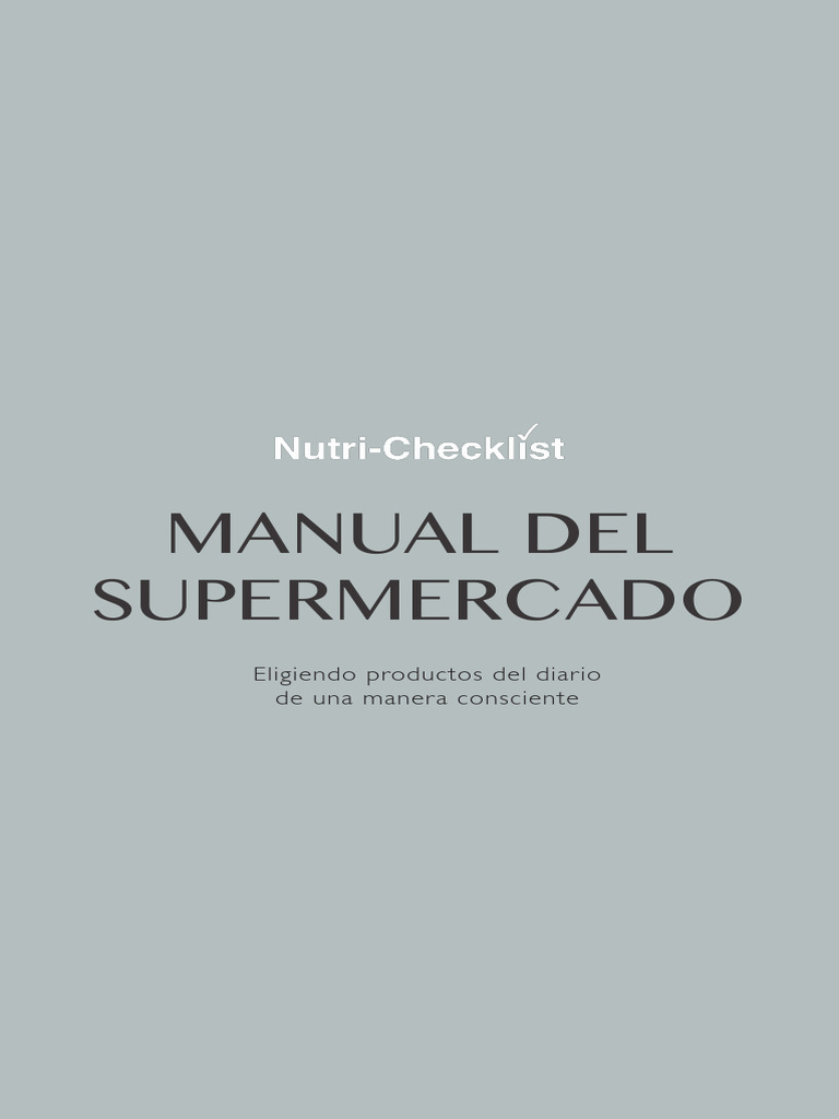 Nutri-Checklist | PDF