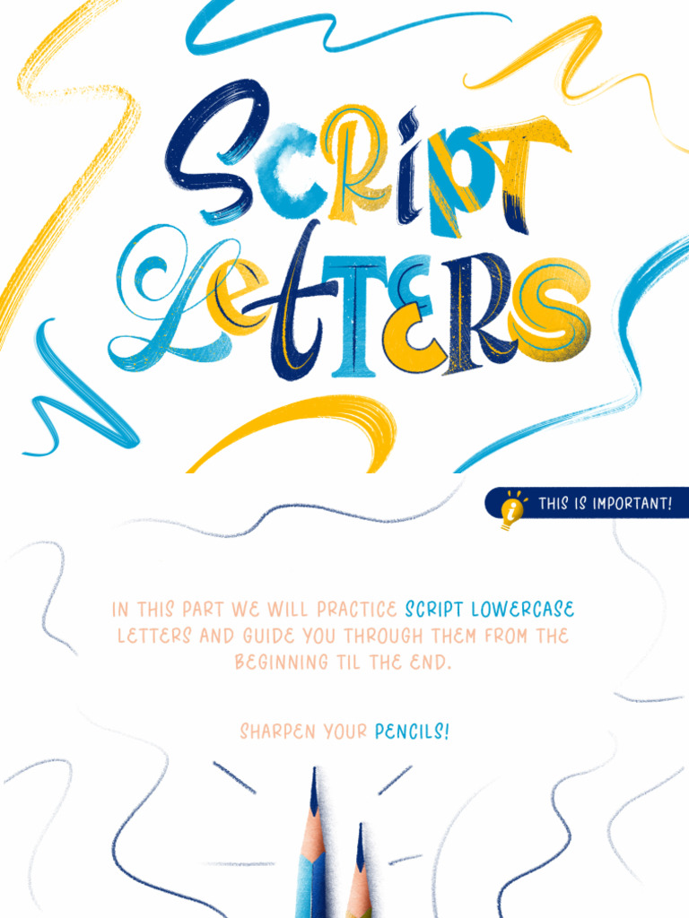 Part 3a - Script Lowercase | PDF