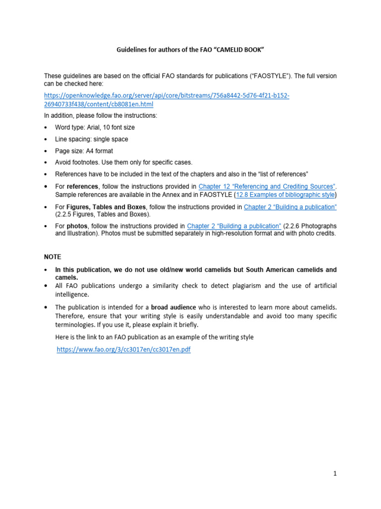 Guidelines For Authors - Final | PDF