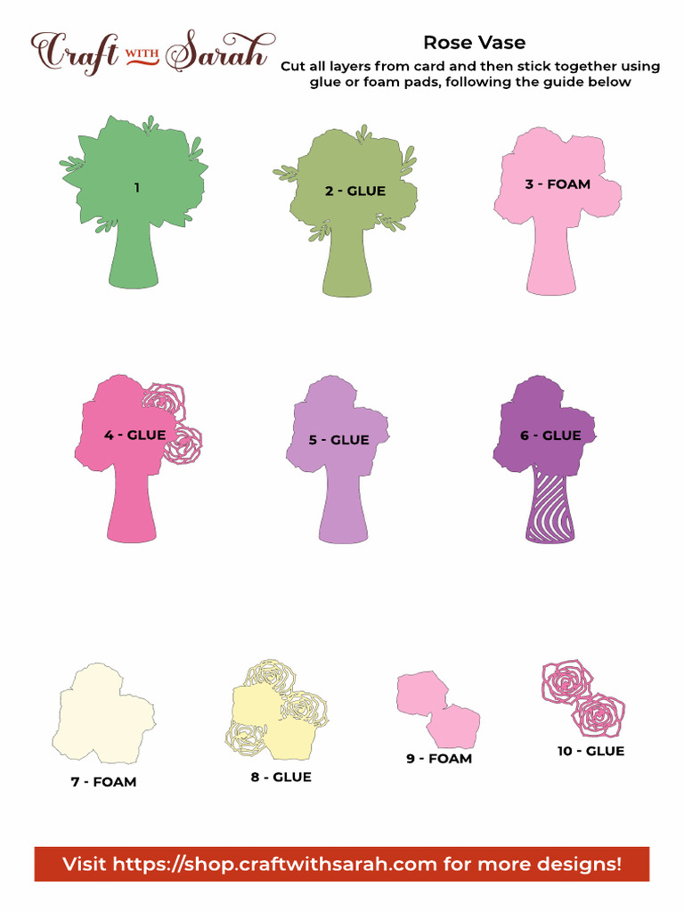 Assembly Guide Rose Vase | PDF