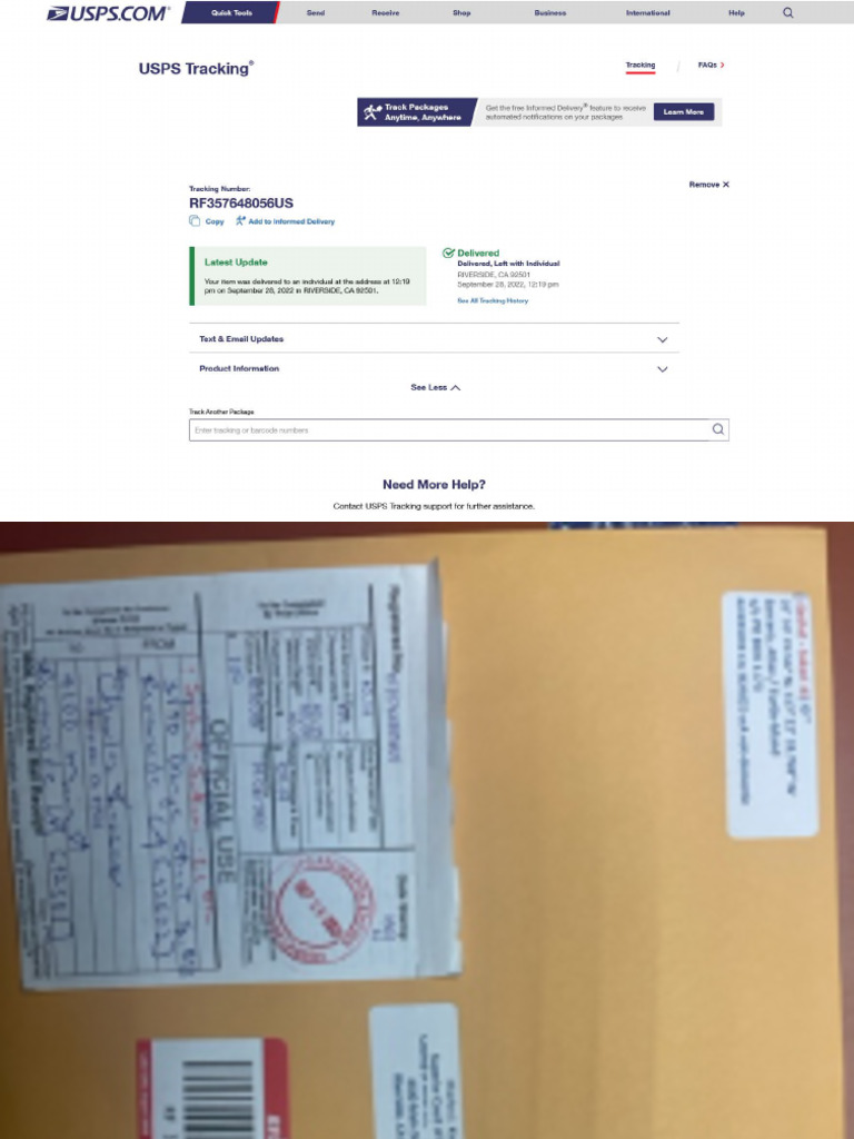 Notarized Bond Confirmed Delivery To Charles Jacob Koosed (Re: 2202131 ...