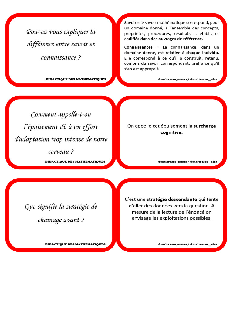 Didactique 22 Flashcards | PDF