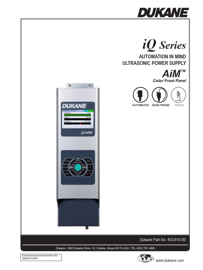 403-610 Color Front Panel | PDF