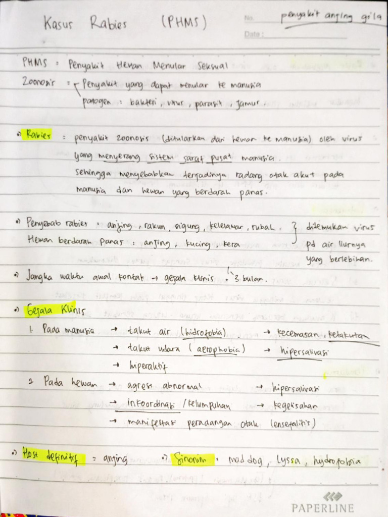 Rabies Scabies | PDF