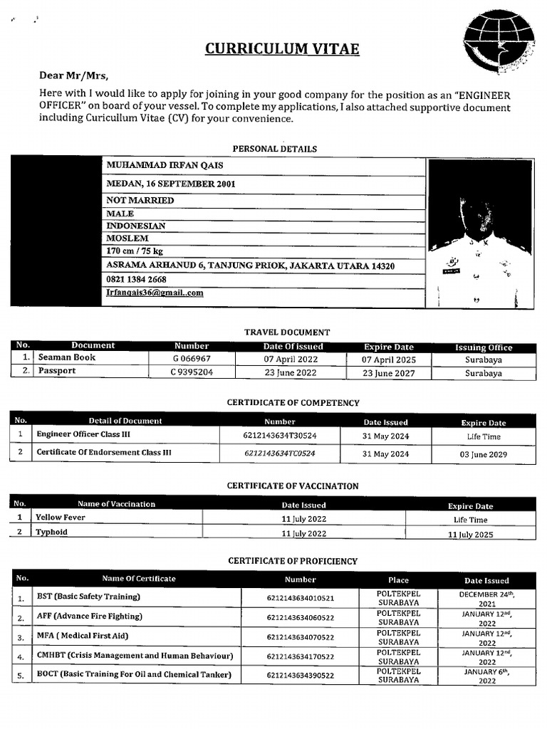 CV Irfan-12072024094752-0001 | PDF