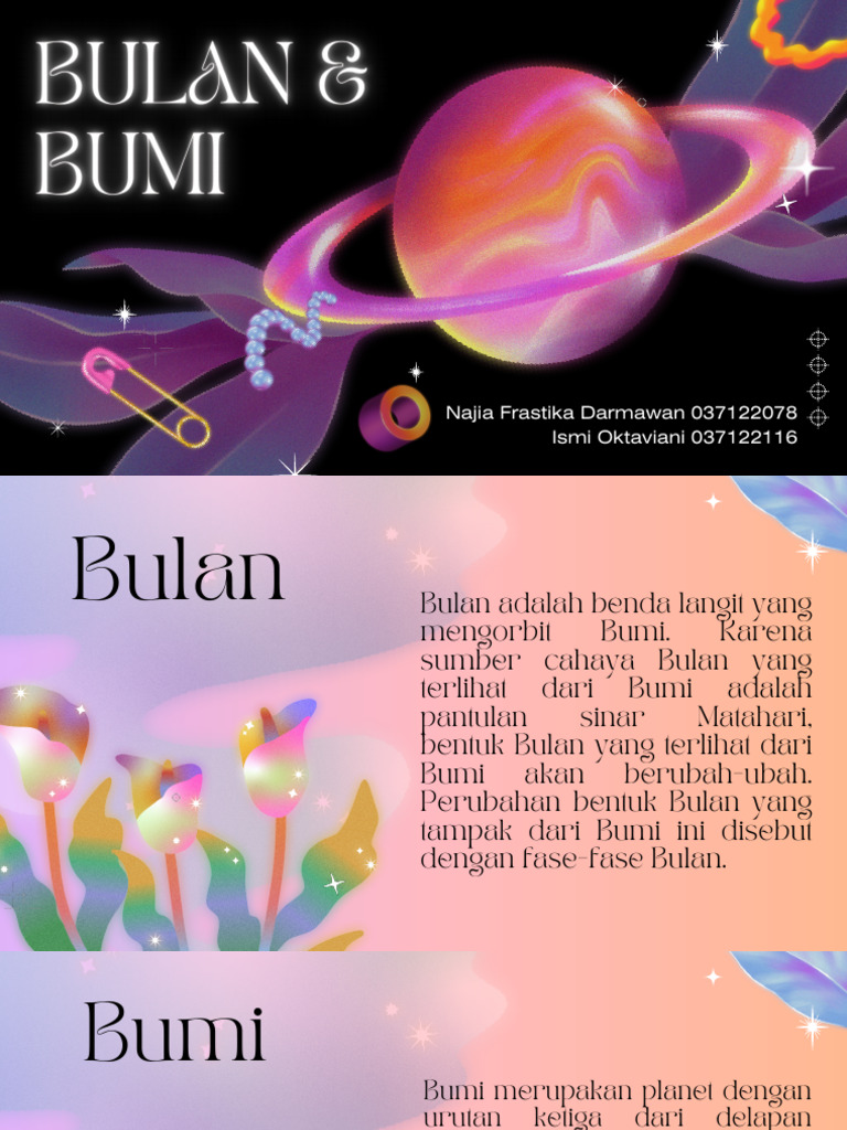 PPT BUMI & BULAN | PDF