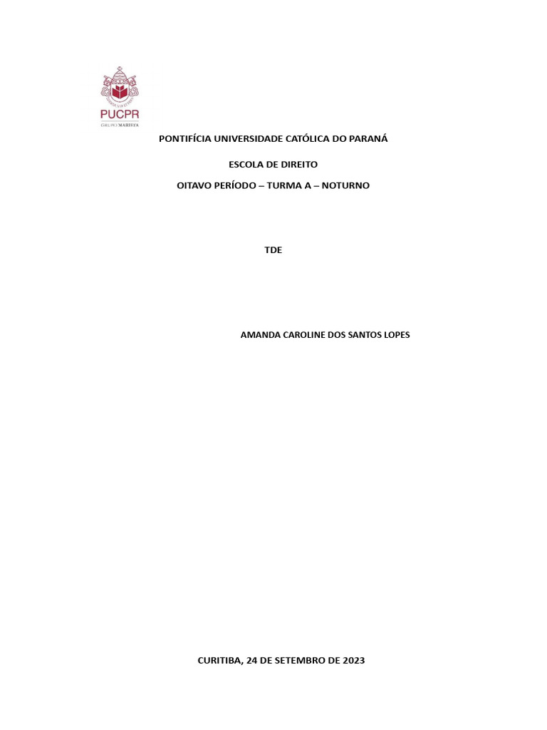 Tde Internacional | PDF