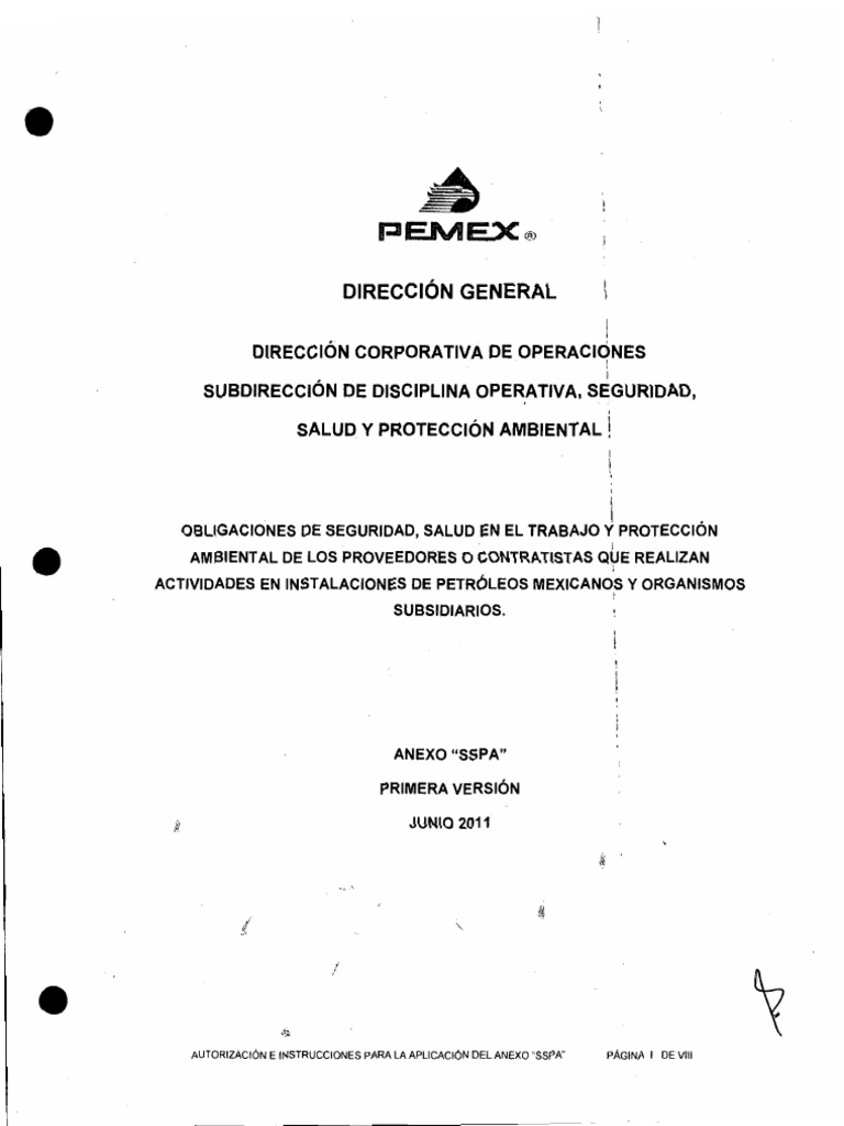 Anexo SSPA Paq. A | PDF
