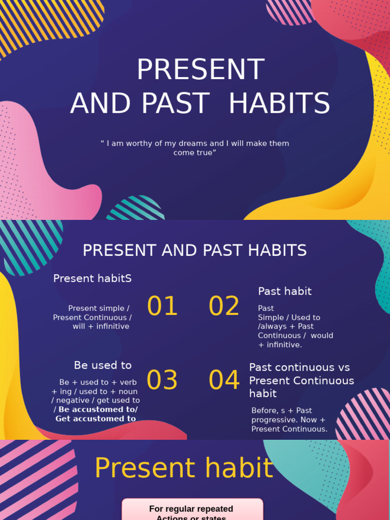 ENG 11° Present and Past Habits (Expo) | PDF