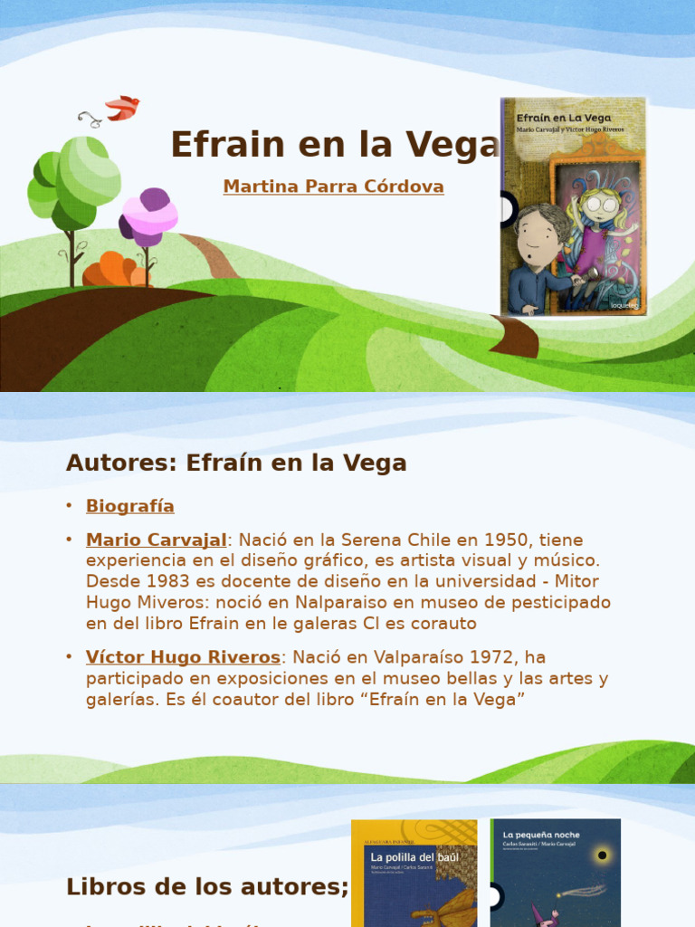 DISERTACIÓN EFRAIN EN LA VEGA | PDF