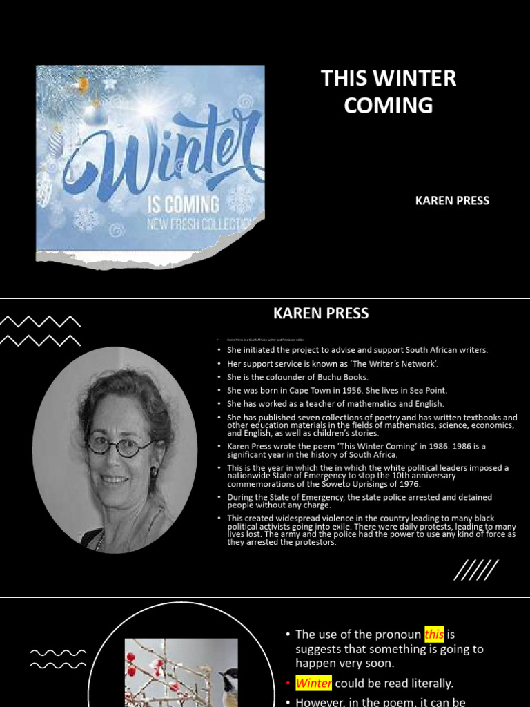 This Winter Coming | PDF