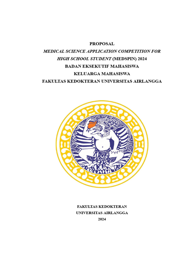 Proposal (Ekstenal) MEDSPIN 2024 Fix | PDF