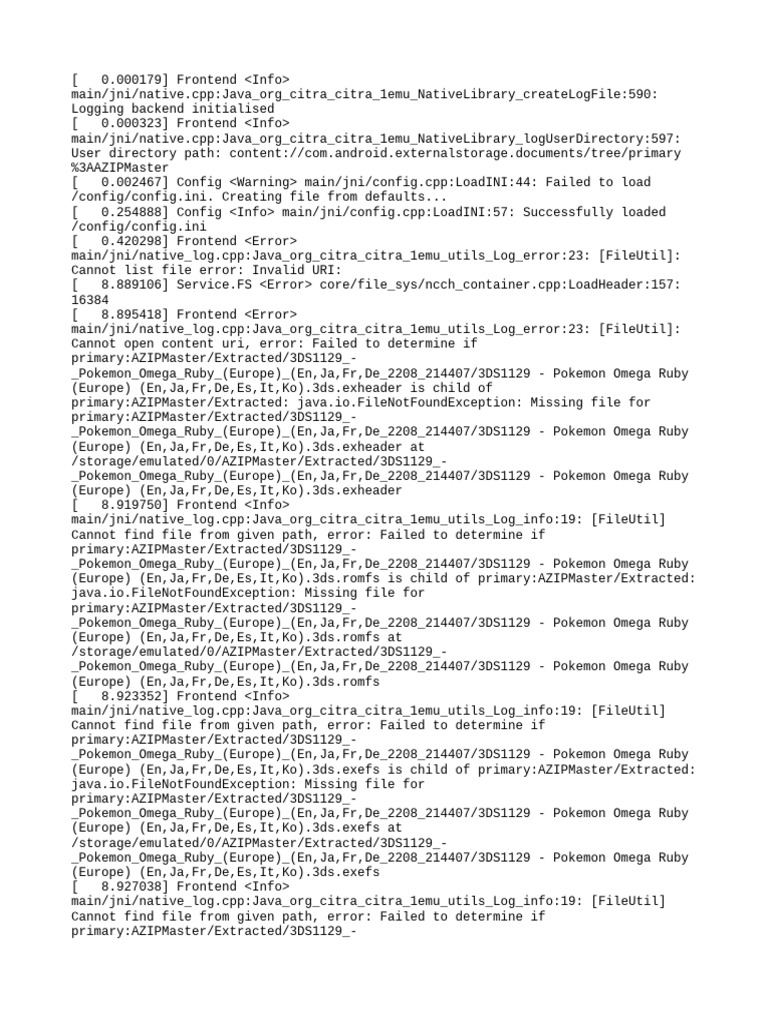 Citra Log - Txt.old | PDF