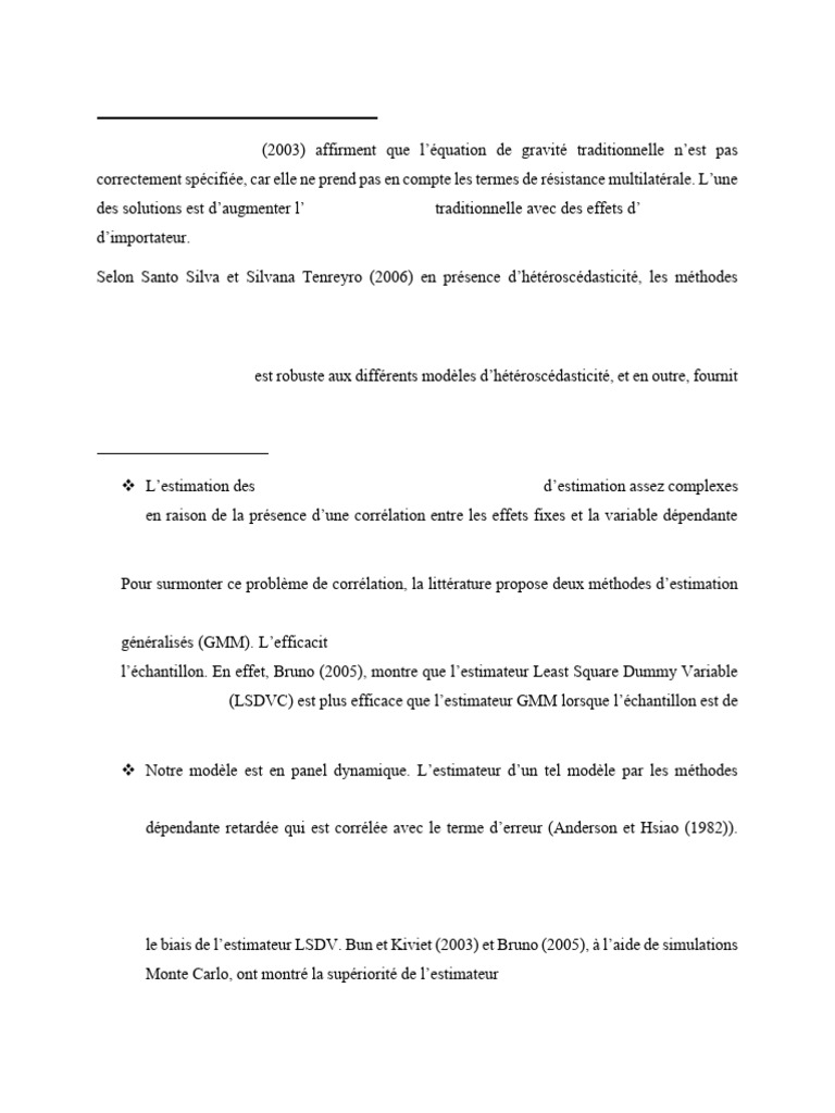 Modele de Gravite Augmente Et LSDVC | PDF
