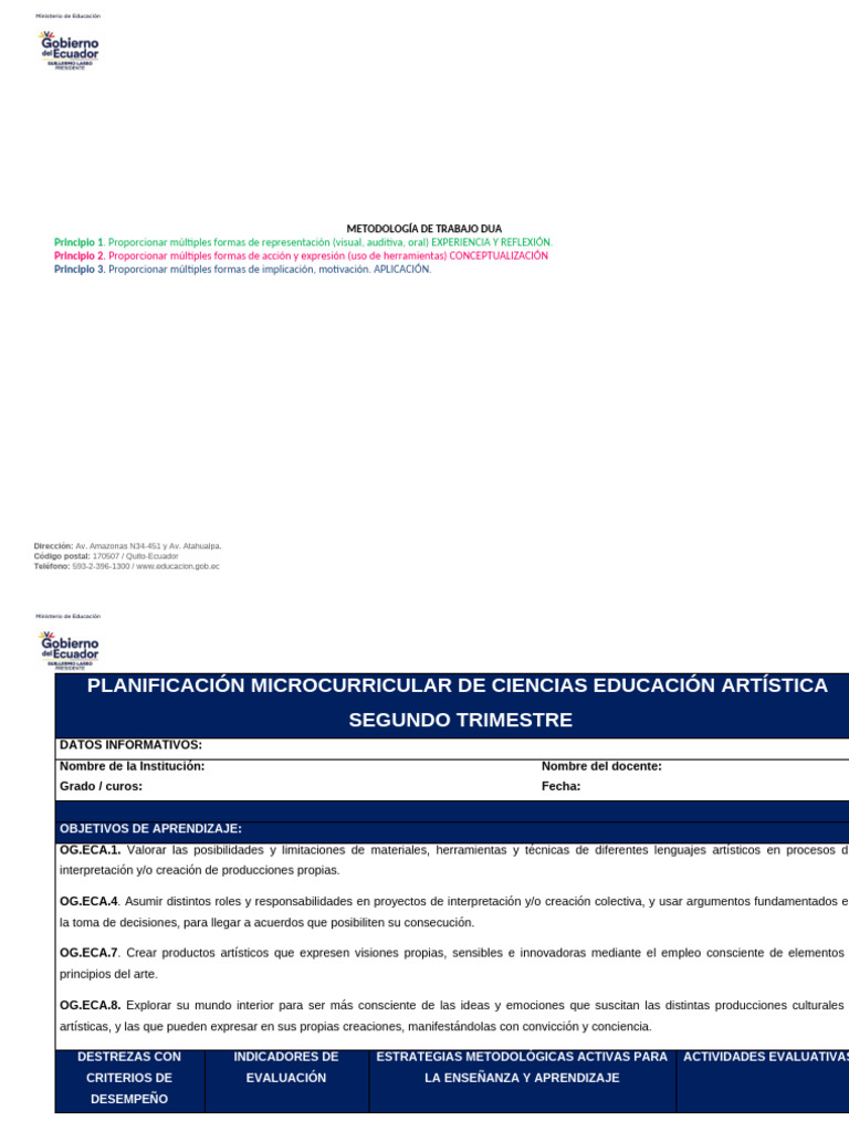 3ero - Eca - Trimestre Dos - 2023 | PDF