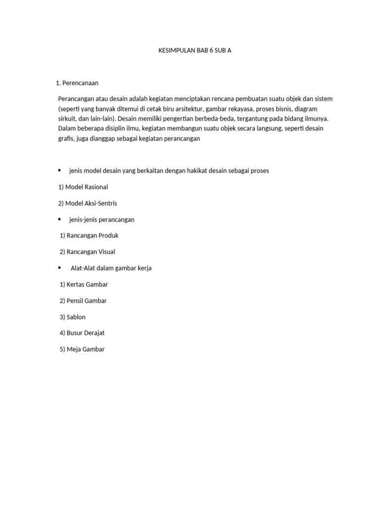 Kesimpulan Bab-Wps Office | PDF