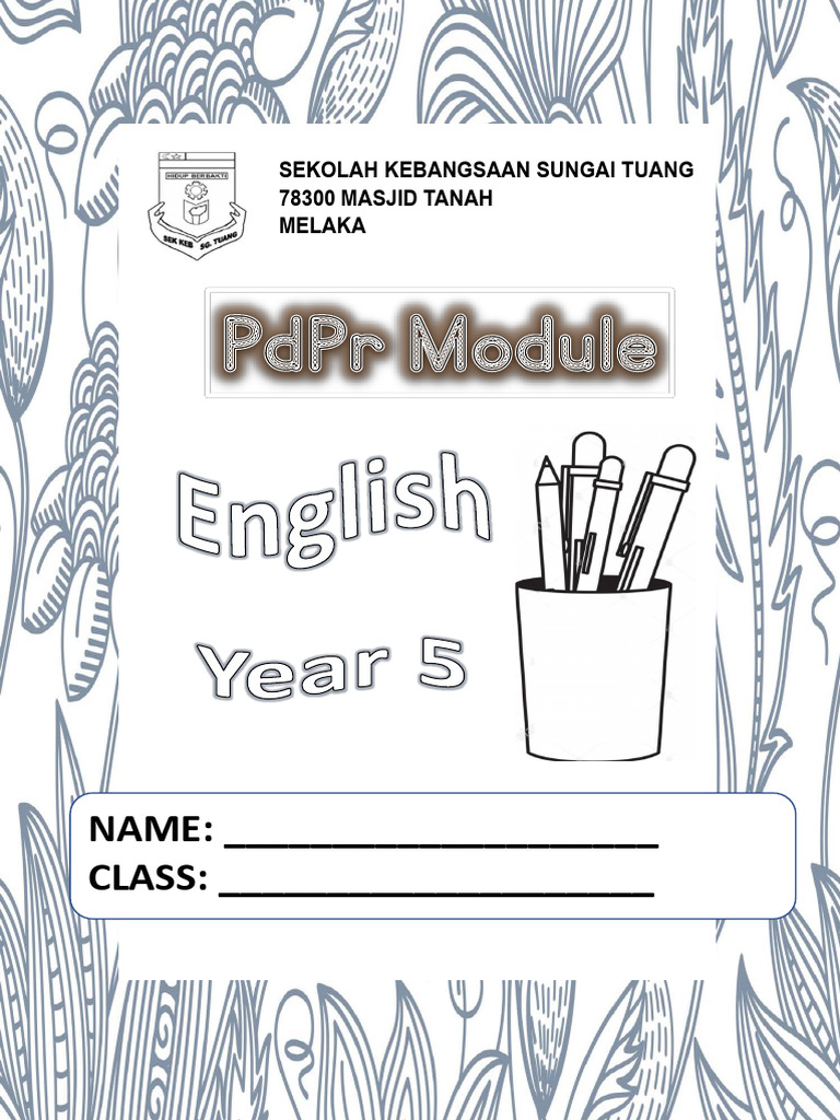 Modul PDPR Year 5 MDM Sal | PDF